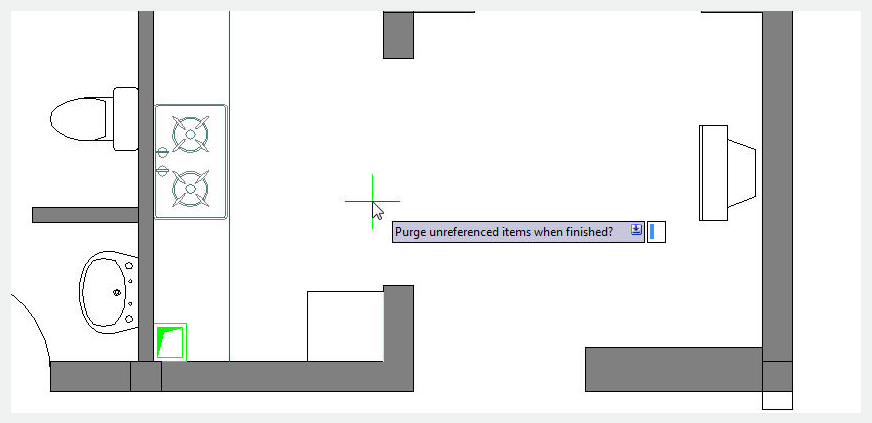 Autocad Select An Xref File Purge Unreferenced