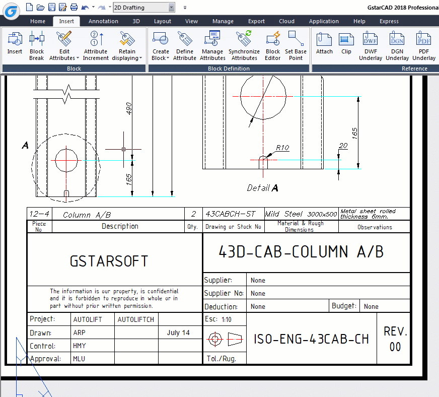 How to add descriptions to blocks